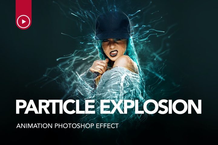 Gif Animated Particle Explosion Photoshop Action - Free Download
